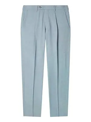Paul Smith Button-fastening Pleated Trousers - Blue