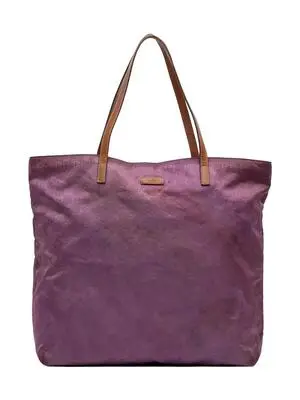 Gucci 2000-2015 Gg Nylon Tote Bag - Purple