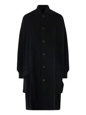 Yohji Yamamoto Button-up Coat - Black
