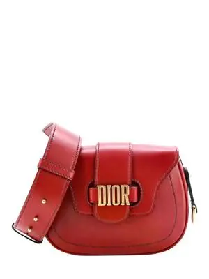 Dior D-fence Saddle Small Shoulder Bag - Red