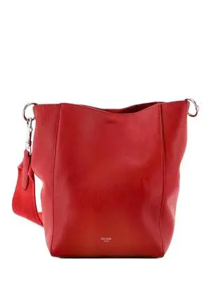 Celine Sangle Seau Small Shoulder Bag - Red