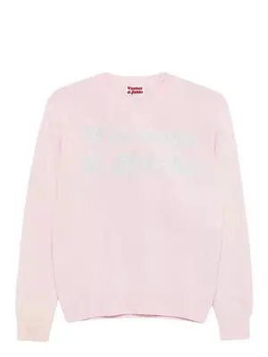 MC2 SAINT BARTH Logo Lettering Jumper - Pink
