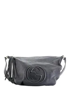 Gucci Soho Messenger Bag Leather Medium - Black