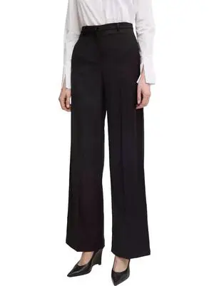 Patrizia Pepe Buttoned Trousers - Black