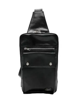 PORTER-YOSHIDA & CO Zip Messenger Bag - Black