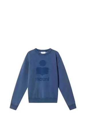 MARANT Mikoy Logo-print Sweatshirt - Blue