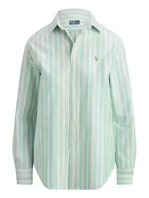 Polo Ralph Lauren Striped Button-front Shirt - Green