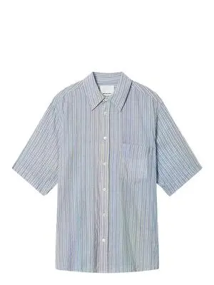 MARANT Labilio Striped Shirt - Blue