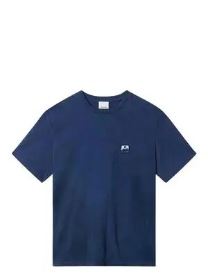 MARANT Hugo Logo-patch T-shirt - Blue
