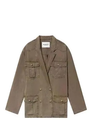 MARANT ETOILE Nevala Double-Breasted Blazer