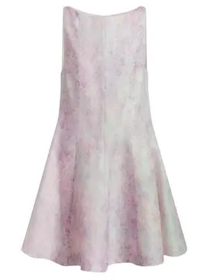 Alberta Ferretti Floral Mini Dress - Pink
