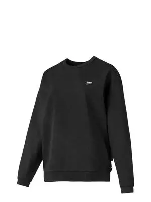 PUMA Embossed Logo Crew-neck Sweatshirt - Black