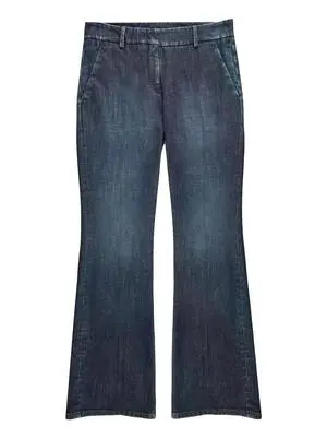 SLOWEAR Faded Flared Jeans