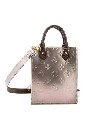 LOUIS VUITTON Petit Sac Plat Monogram Vernis Crossbody Bag - Green