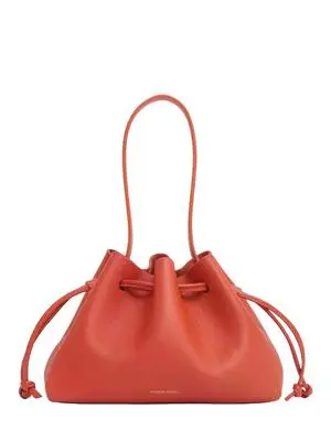 MANSUR GAVRIEL Drawstring Pouchette Tote - Orange