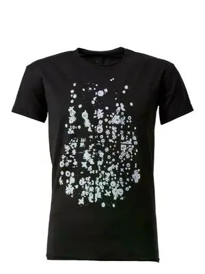 LECLAIREUR Abstract Print T-shirt - Black