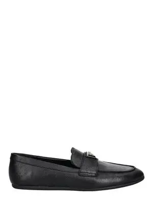 Guess Triangle-logo Strap Loafers - Black