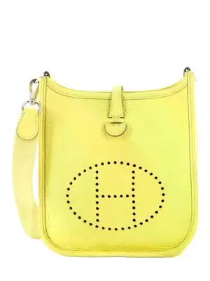 Hermès Evelyne Tpm Crossbody Bag Clemence Gen Iii - Yellow