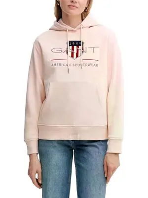Gant Archive Shield Hoodie - Pink