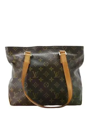 LOUIS VUITTON Cabas Piano Monogram Canvas Tote Bag - Brown