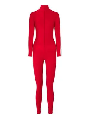 WE NORWEGIANS Voss Two-tone Wool-blend Jumpsuit - Red