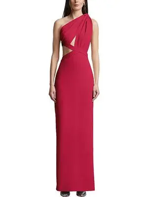 Bcbgmaxazria Selene One Shoulder Gown - Granita