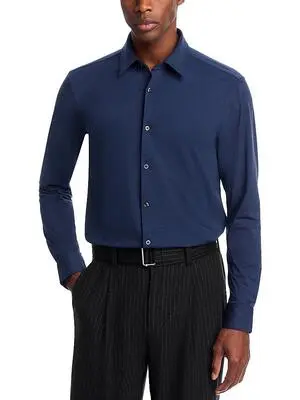 Hugo Ermo Slim Fit Button Down Shirt - Dark Blue