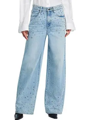 Blanknyc High Rise Wide Leg Jeans - Diamonds In The Sky