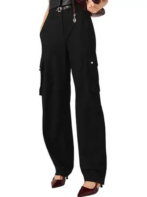 Maje Cargo Pants - Black