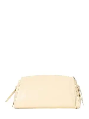 Staud Maude Leather Convertible Clutch - Cream