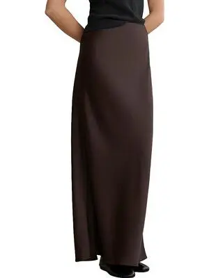 Jenni Kayne Nina Slip Skirt - Chocolate