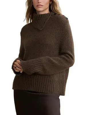 Jenni Kayne Cashmere Jackie Sweater - Bramble