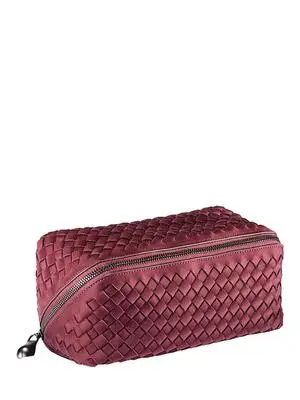 NAGHEDI Caravan Woven Cosmetic Pouch Bordeaux