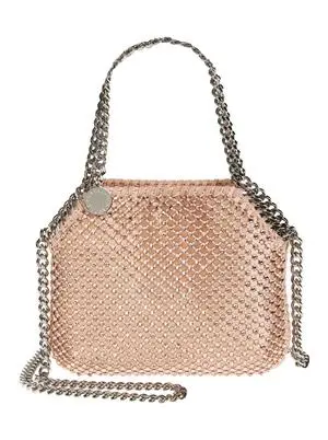Stella McCartney Falabella Crystal Mesh Crossbody Bag - Light Peach