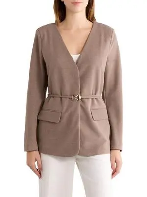 Vince Camuto Belted Jacket - Brown