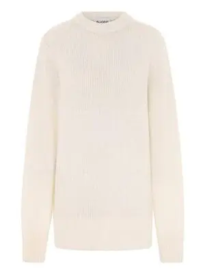ALIGNE Liv Merino Wool & Cashmere Blend Sweater - Ivory