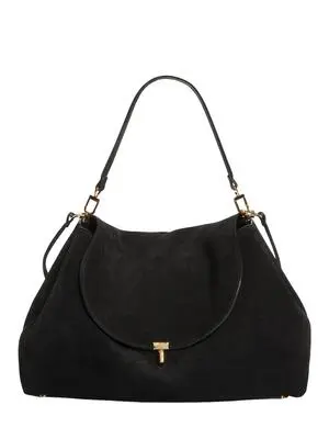 TOTEME T-lock Satchel - Black
