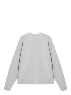 FORTELA Harvard Wool Crewneck Sweater Melange Grey