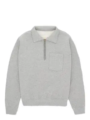 FORTELA Fortela Yale Fleece Quarter Zip Sweatshirt Melange