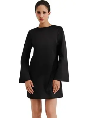 MALINA Elna Mini Dress - Black