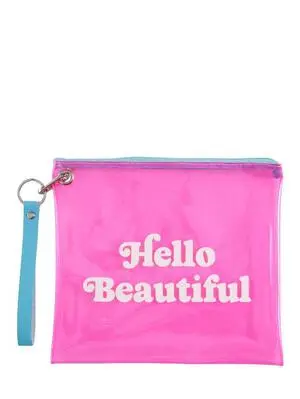 TOTALEE GIFT Totalee Gift Hello Beautiful Clear Wristlet Bag