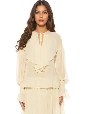 ALEXIA ADMOR Serelise Blouse Ivory