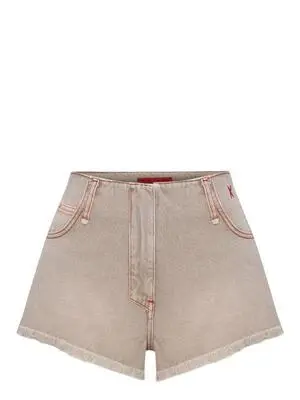 PCFG Pure Cotton Faded Super Mini Short - Beige