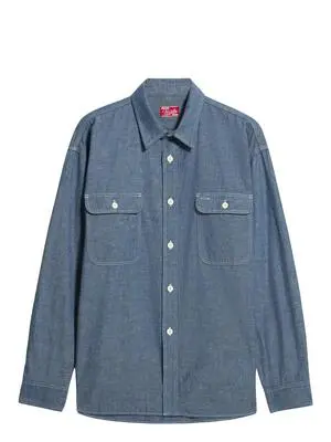 FORTELA Sail Chambray Shirt - Sky