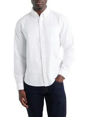 Ag Dean Classic Fit Button-down Shirt - White