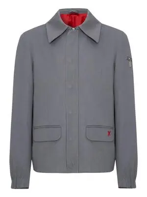 PCFG Pure Cotton Puffer Gabardine Jacket - Grey
