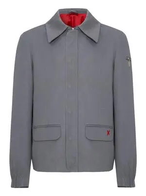 PCFG Pure Cotton Puffer Gabardine Jacket - Grey