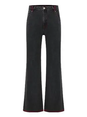 PCFG Pure Cotton Regular Fit Denim Pant - Black