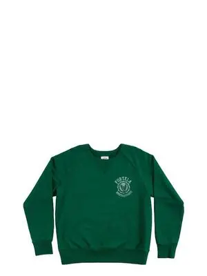 FORTELA Raglan Sleeve Crewneck Sweatshirt - Green