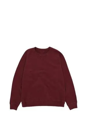 FORTELA Raglan Sleeve Crewneck Sweatshirt Wine